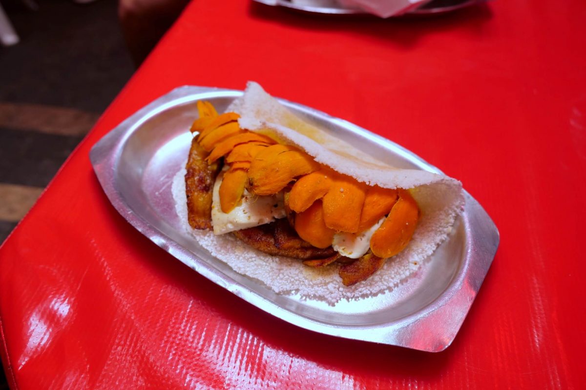 Amazon Tapioca Crepes (Jungle Palm Sandwich) in Manaus, Brazil